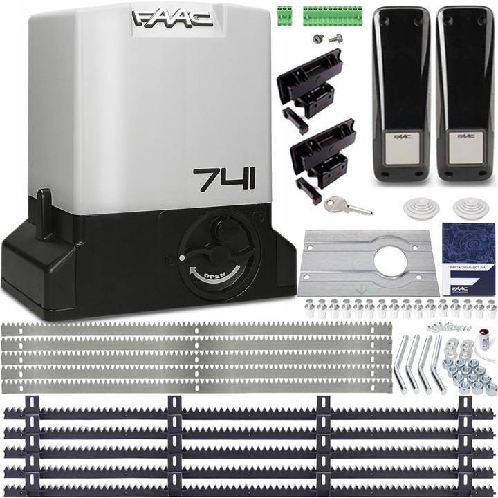 NAPĘD DO BRAM PRZESUWNYCH FAAC DELTA 3 741 900KG 5 x LISTWA