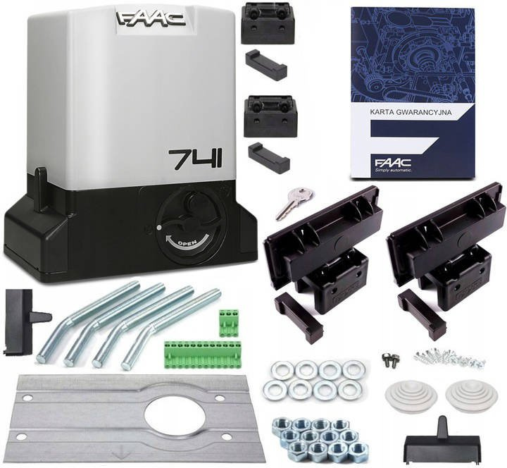 NAPĘD DO BRAM PRZESUWNYCH FAAC DELTA 3 741 900KG 5 x LISTWA